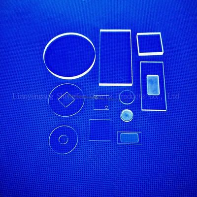 100mm*2mm XRD Sample Tank Microbial Quartz Glass Slides for Lab
