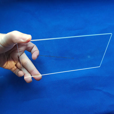 92% Transparent Quartz Glass Substrate With Laser Drill Holes