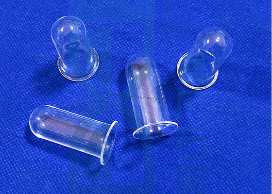 Clear Quartz Test Tube Long Durability With Quartz Grind Stopper Seal
