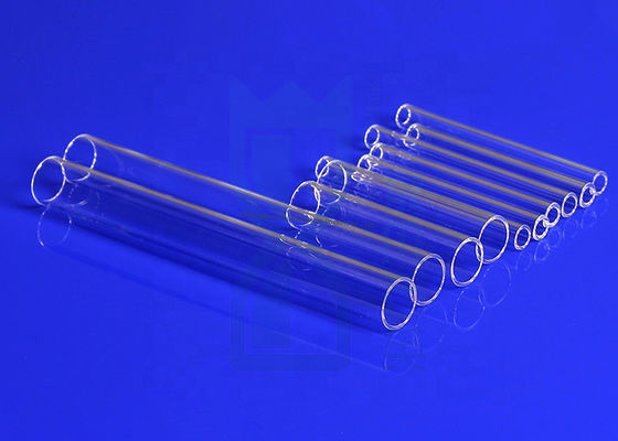 Large Diameter Quartz Clear Glass Tube Solar Photovoltaic Diffusion Tube
