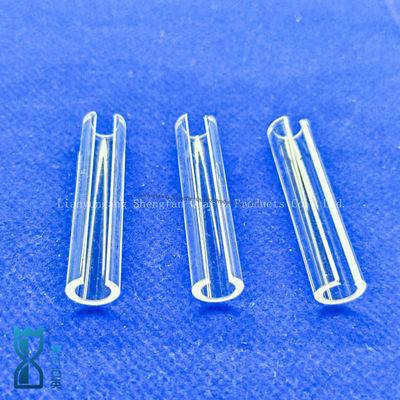 Factory High Transparencye Fused Silica Custom Semicircular Quartz ...