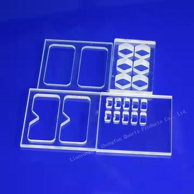 Custom Corrosion Resistant Transparent Quartz Punched Sheet