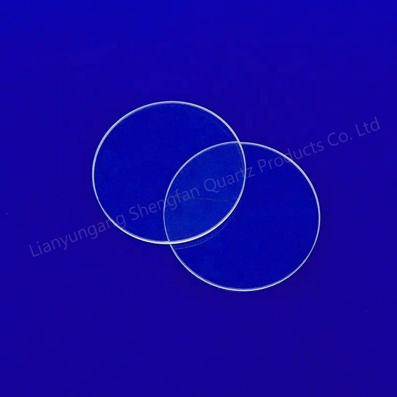 Transparent Clear Quartz Disc Sight Glass Sheet High Temperature Resistance