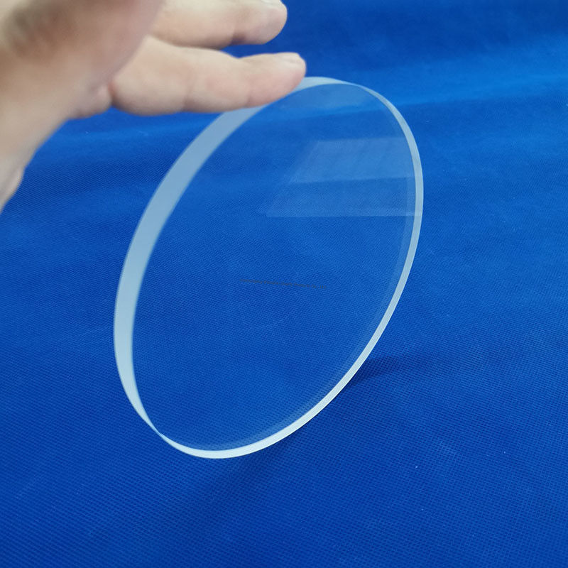 Transparent Clear Quartz Disc Sight Glass Sheet High Temperature Resistance