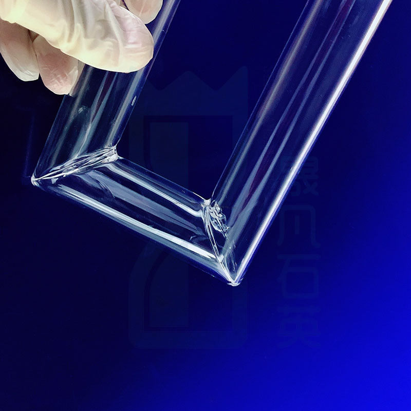 Customized Quartz Oil Burner Bulb Glass Tube ISO9001 Science Lab