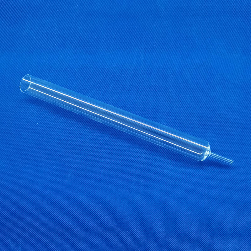UV Lamp Quartz Testing Tube Reactor Glass Sleeve For Germicidal Lamps 100MM