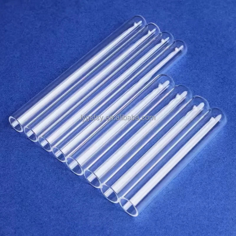Factory Custom Corrosion Resistant Laboratory Quartz Test Tubes