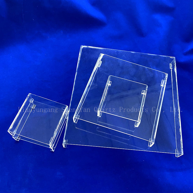 Customized Transparent Square Quartz Glass Petri Dish Laboratory ...