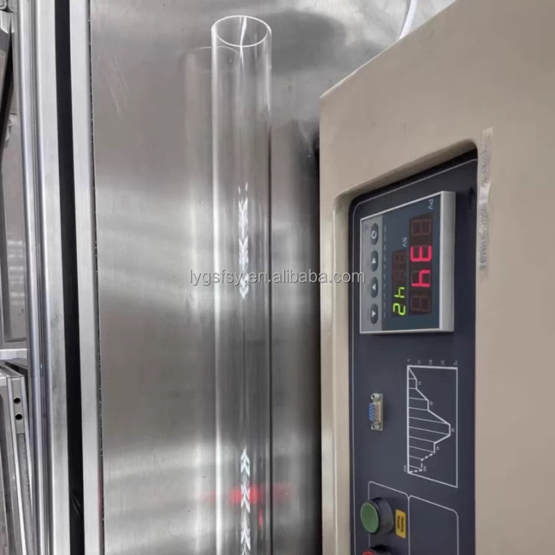 High Density 2.2g/cm3 Quartz Glass Tube with 1180℃ Annealing Point and ...