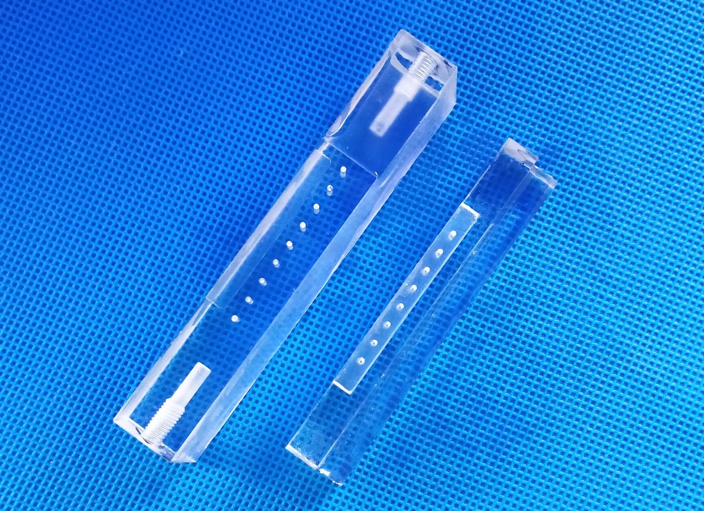 Customized Camber Quartz Bar High Precision ±0.02mm Tolerance For 3D ...