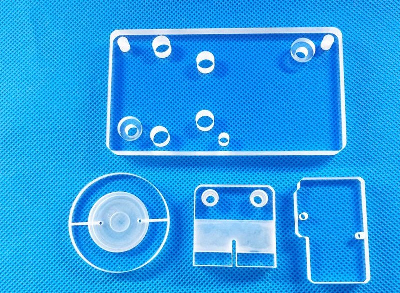Optical Precision Machining Quartz Glass Disc Low Thermal Conductivity ...