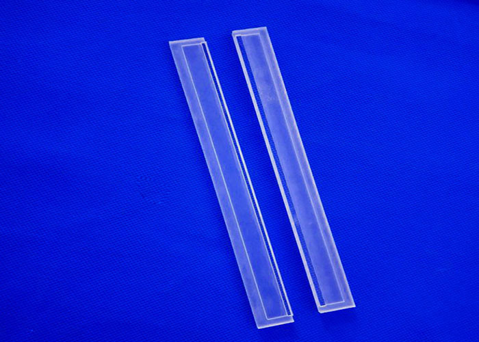 Low OH Content Hot press quartz bar, Quartz Strip Fitting Strict Size ...