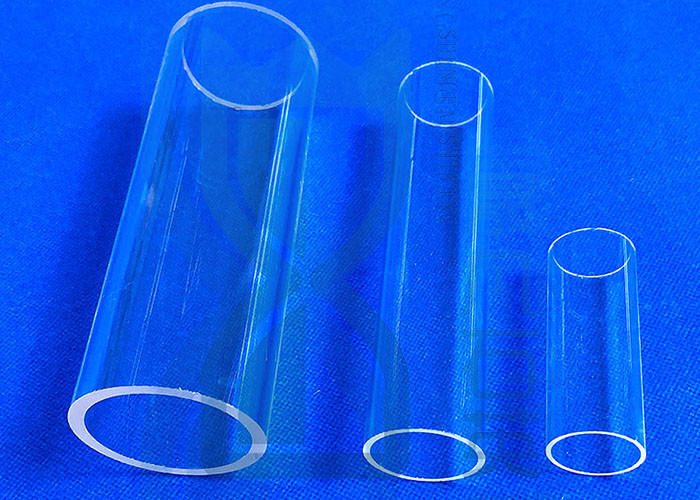 High Purity Quartz Glass Tube Water Treatment Sleeve Tube Fused Quartz ...