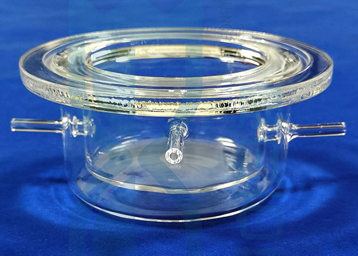 Quartz Glass Reactor Reaction Tank Customised Size chemistry laboratory ...