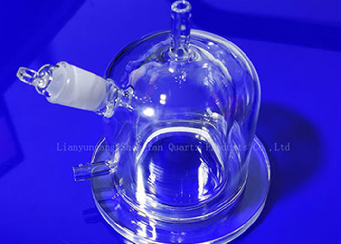Quartz Bell Jar Quartz Glass Vacuum Bell Jar Science Lab Glassware CNC ...