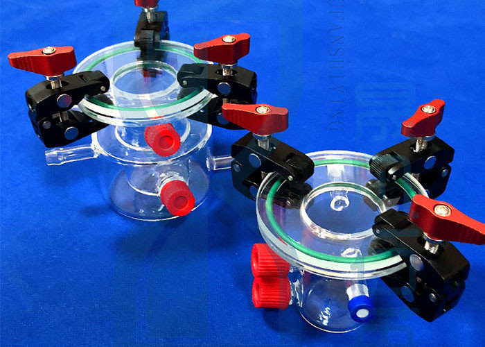 Customized Double Layer Quartz Glass Reactor For Chemical Laboratory ...