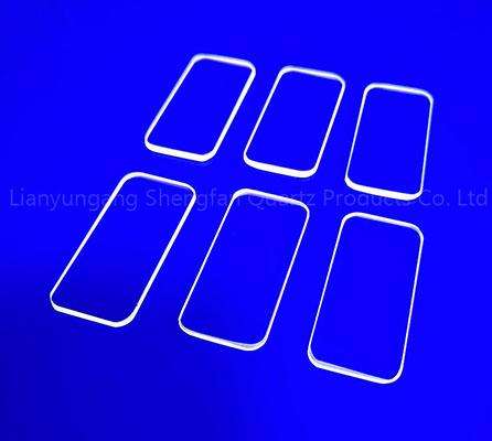 Circular Clear Sapphire Quartz Tablets